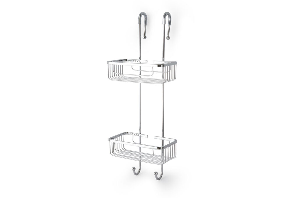 Double shower grid for shower door - Bleu Provence