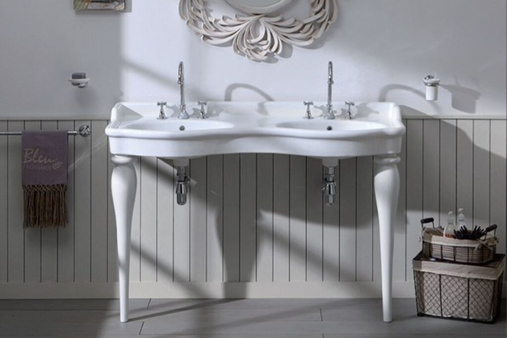 Double basin 140cm - Bleu Provence