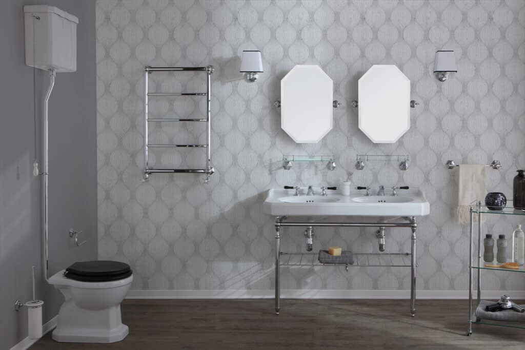 WC + high level cistern - Bleu Provence