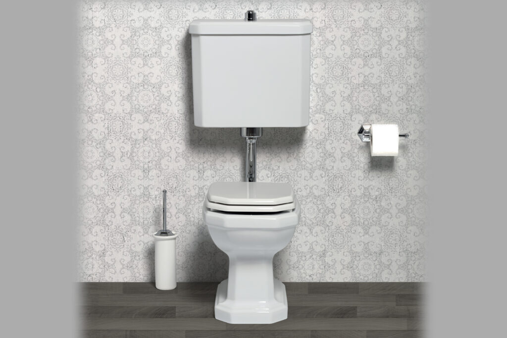 WC + low level cistern - Bleu Provence