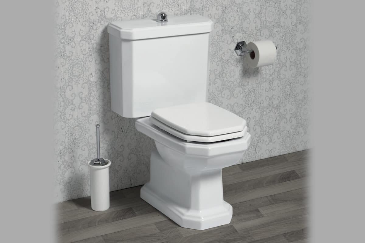 Close coupled wc pan - Bleu Provence